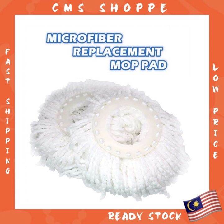Mop Head Replacement🔥2 PCS🔥Microfiber Cloth Refill Spin - Easy Mop ...