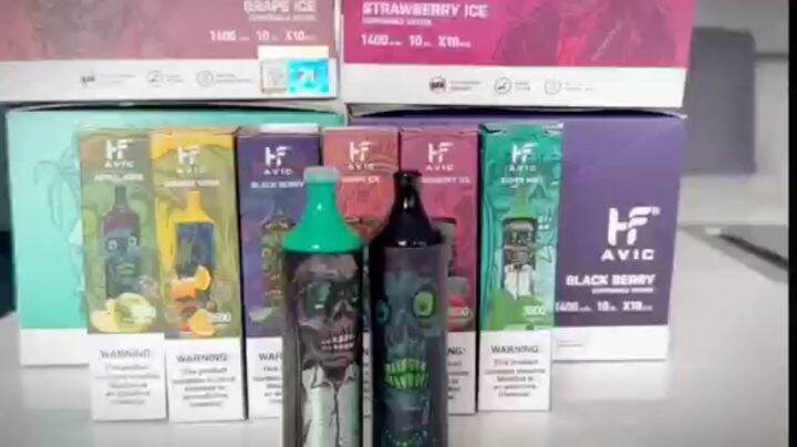 Battery 1400mAh vaping smoke set original disposable pod 3500 puffs ...