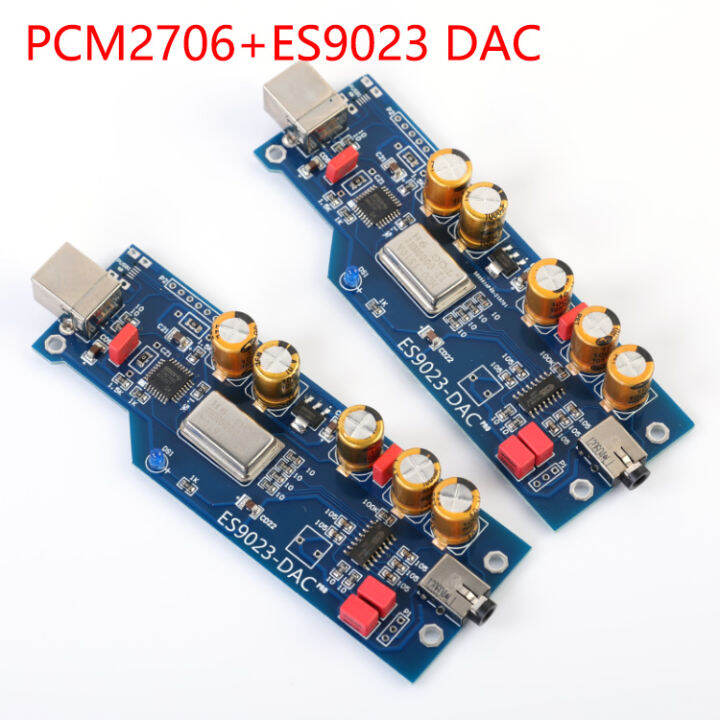 Pcm2706 + es9023การ์ดเสียง DAC ระดับไข้/ตัวถอดรหัส/การ์ดขยาย/การ์ดย่อย ...