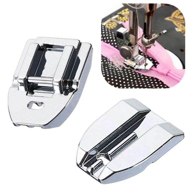 Invisible Concealed Snap On Zipper Zip Foot for Domestic Sewing Machine ...
