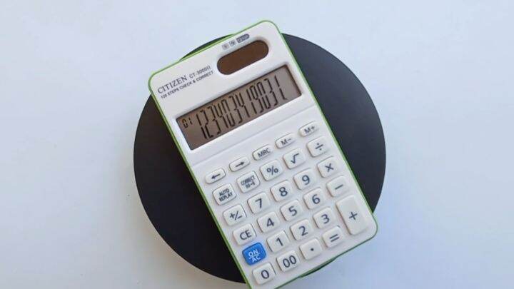 Kalkulator Kecil Minimalis Saku Sekolah Pabrik Ukuran 12.5 x 7.5cm ...