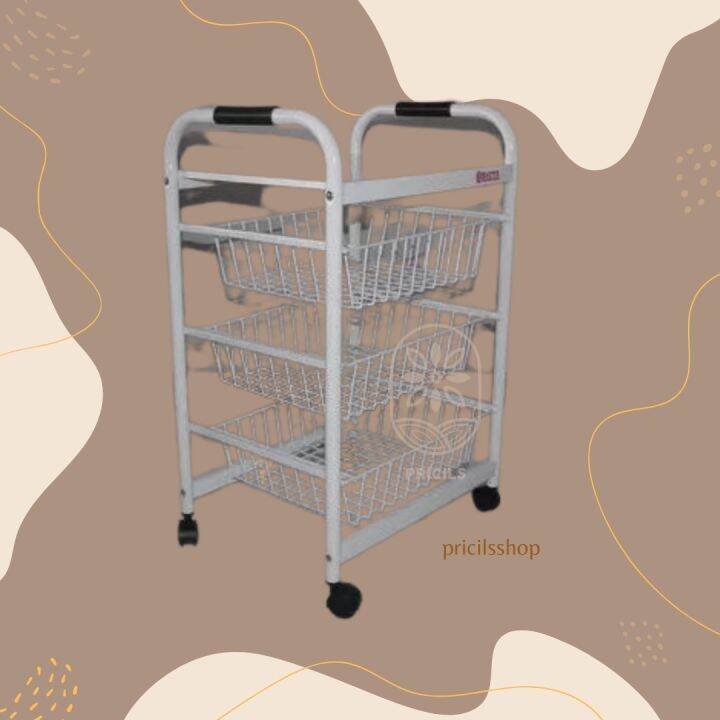 Trolley Salon Putih / Trolley Barang | Lazada Indonesia
