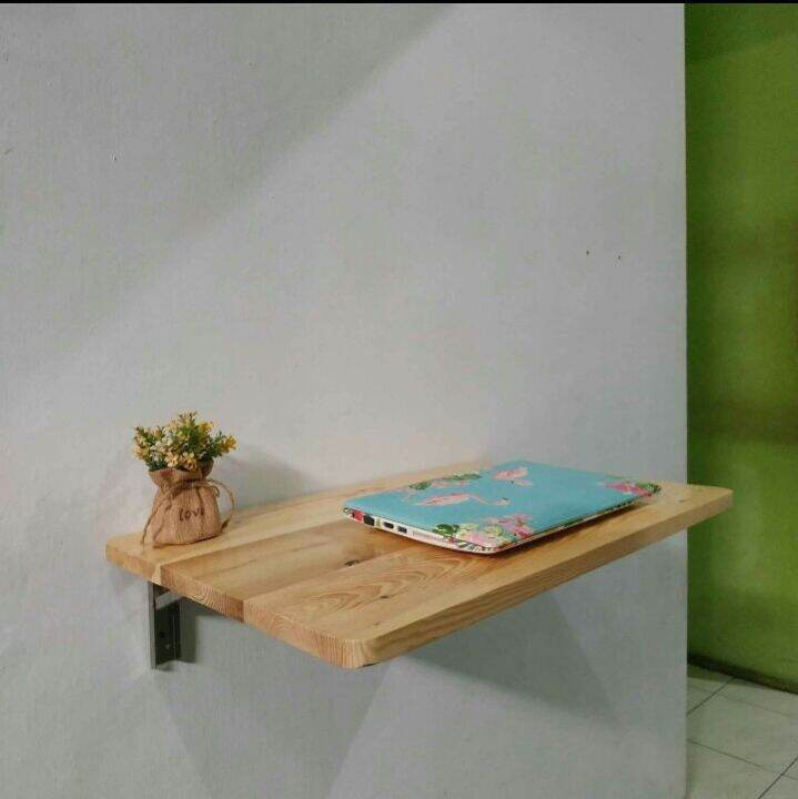 meja lipat dinding / meja tempel dinding / meja kerja / meja serbaguna ...