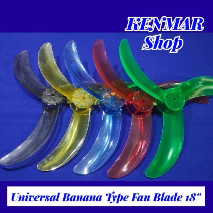 Durable Universal Banana Type Transparent Fan Blade 18 inches | Lazada PH