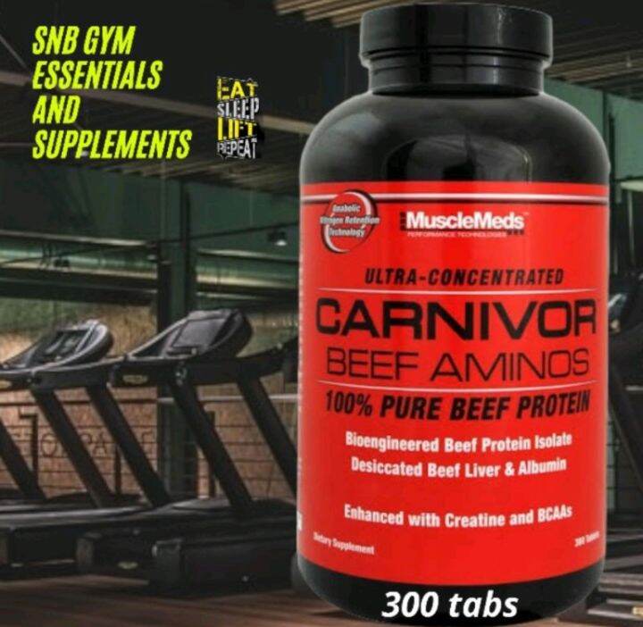 MuscleMeds Beef Aminos Tablets for Extreme Muscle Growth 300 tabs Beef ...