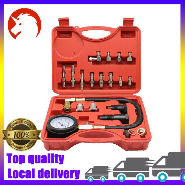 TU-15A Diesel Engine Compression Cylinder Pressure Tester Gauge Kit 0 ...
