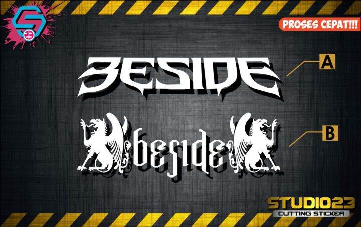 Stiker metal underground,Stiker BESIDE Band Metal | Lazada Indonesia