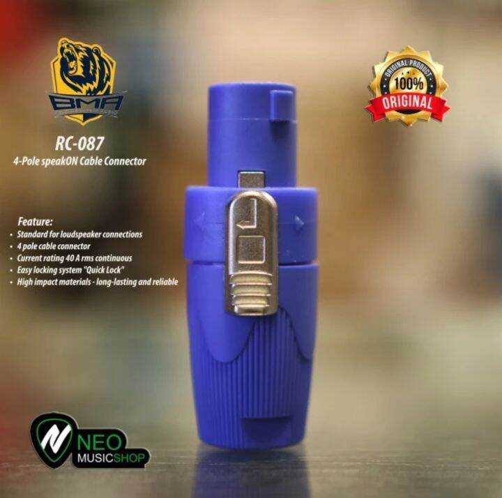 Speakon BMA 4 pole Speakon connector | Lazada Indonesia