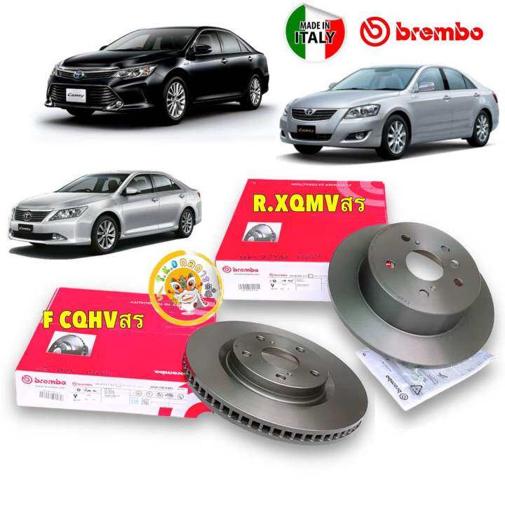จานเบรค BREMBO TOYOTA CAMRY ACV40 ACV50 ASV51 ปี 06-18 (ขายแยก 1 ใบ) มี ...