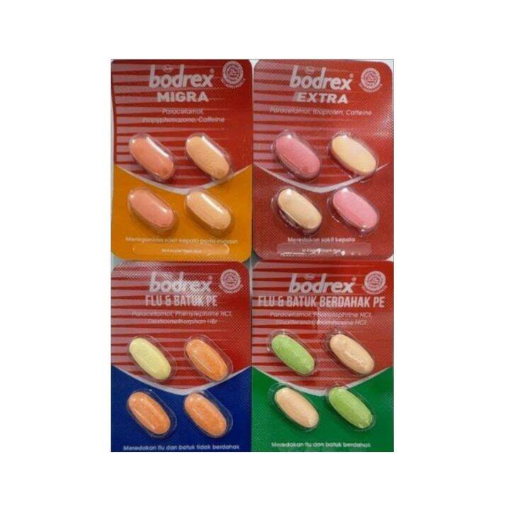 Bodrex Extra Bodrex Migra Bodrex Flu & Batuk PE Bodrex Flu & Batuk ...