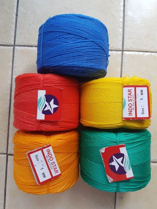 Tali 1mm buat list jaring atau bikin jala jala dll | Lazada Indonesia