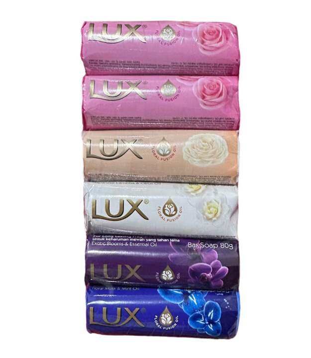 LUX Bar Soap Assorted (80g x 6 bars) | Lazada PH