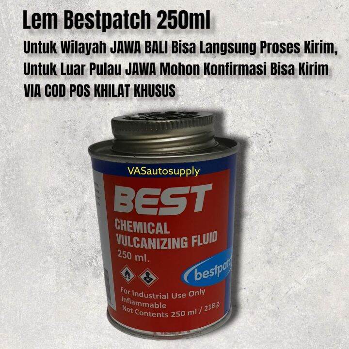 Lem Bestpatch 250ml Lem Tambal Ban Dalam Lem Tambal Ban Luar 1 Kaleng ...