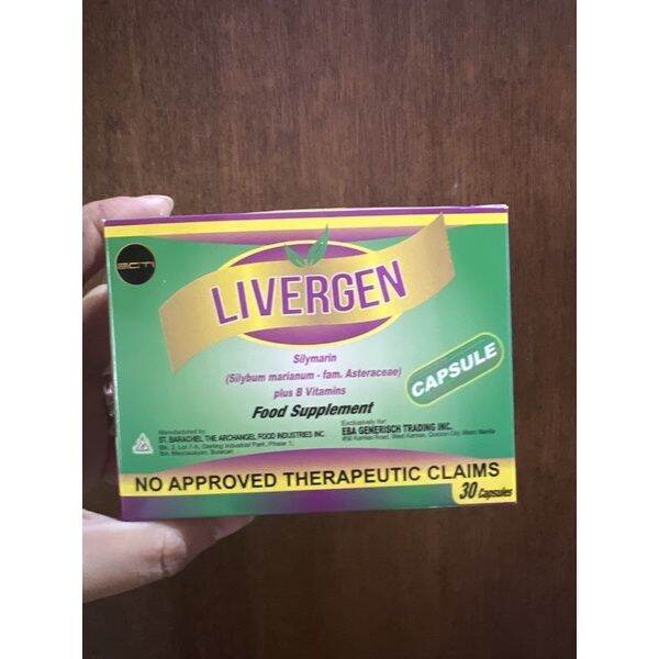 LIVERGEN,Sylimarin plus b complex 30 capsule | Lazada PH
