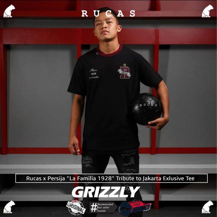 Kaos Rucas x Persija "Tribut to Jakarta" 1928 Limited Edition Fullset ...