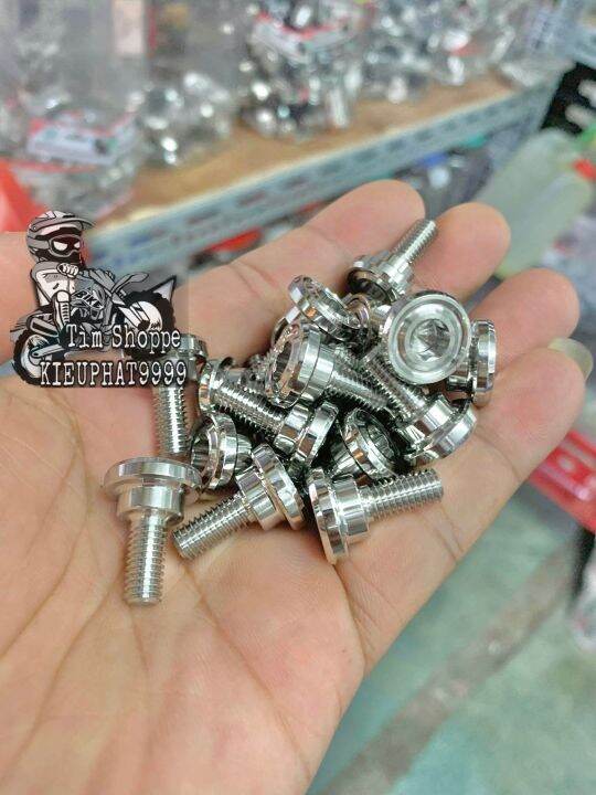 Ốc Inox m6 6li 6 Li Inox Có Gờ Bắt Lốc Nồi , Nắp Chân Phuột Vario Giá ...