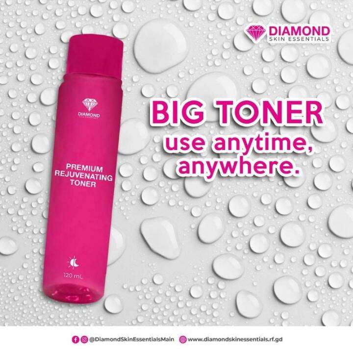 DIAMOND REJUVENATING BIG TONER 120 mL WITH FREE | Lazada PH