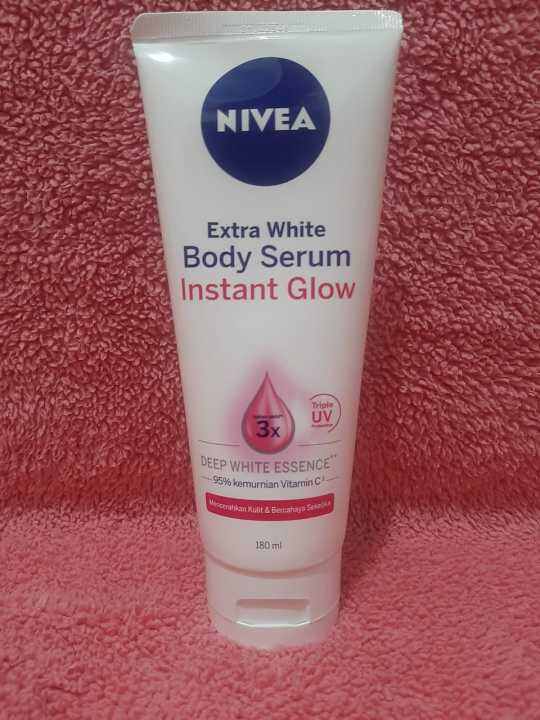 Nivea Body Care Extra White Instant Glow Serum 180 Ml Lazada Indonesia