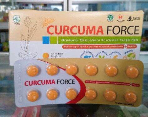 CURCUMA FORCE TABLET (Obat Memperbaiki, Menambah Nafsu Makan, Menjaga ...
