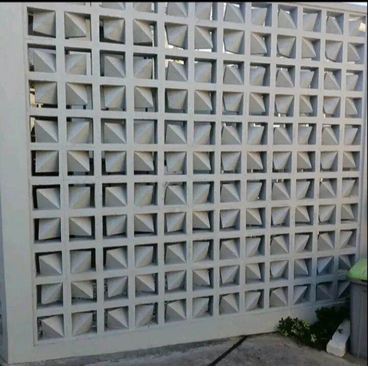 Roster beton minimalis hiasan dinding modern lubang angin anti tampias ...