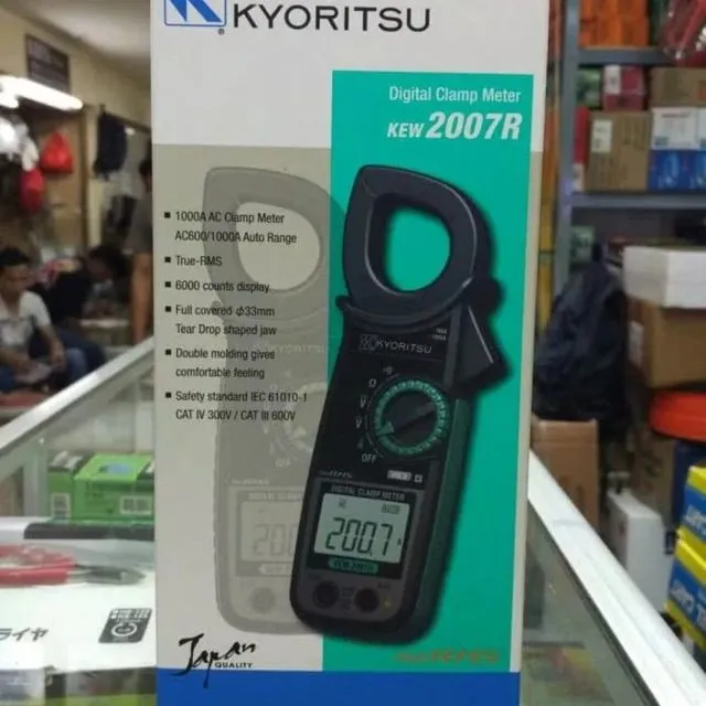 Kyoritsu 2007R Tang Ampere Kyoritsu Clamp Meter Clamp Ampere 600A AC ...