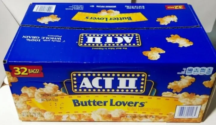 Act II Butter Lovers Microwave Popcorn -32/2.75 Ounce | Lazada PH