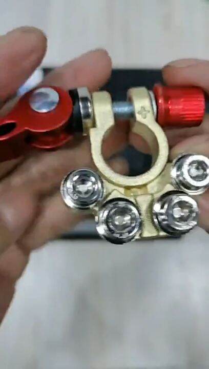 Kepala Aki Klem Aki Terminal Accu Mobil Tutup 2pcs Quick Release 12V ...