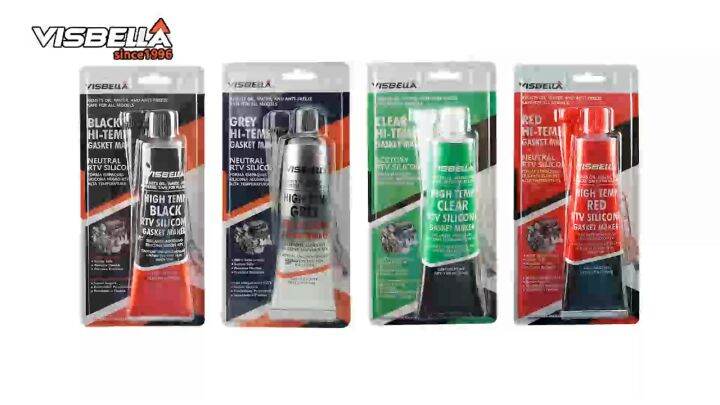 กาวปะเก็น Visbella RTV Silicone Hight Temp กาวทาปะเก็น | Lazada.co.th