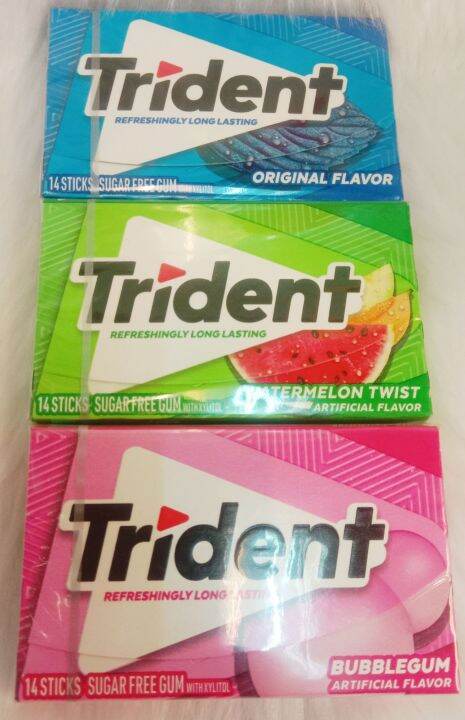 Trident Sugar Free Gum 14 Sticks | Lazada PH
