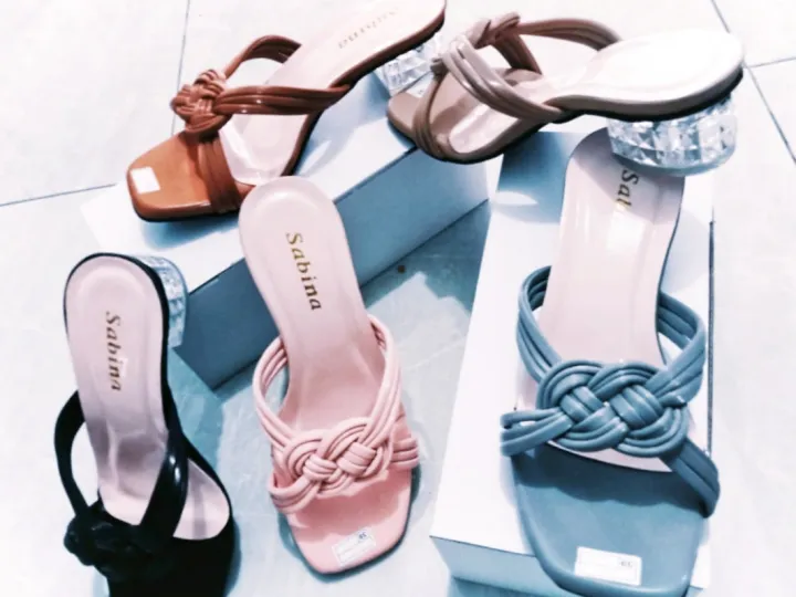 Sendal hak kaca 5cm model angka 8 | Lazada Indonesia