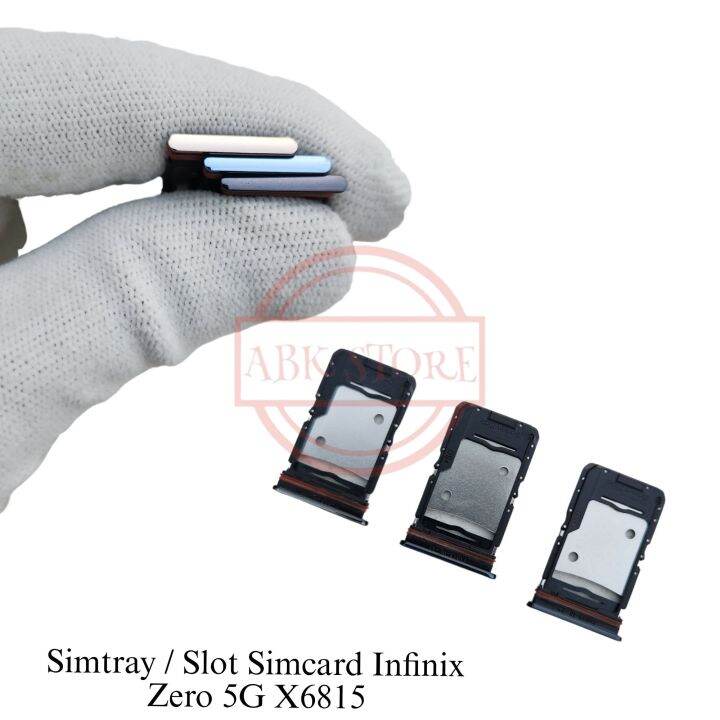 SIMTRAY INFINIX ZERO 5G X6815 - X6815B SIMLOCK SLOT SIM TEMPAT KARTU ...