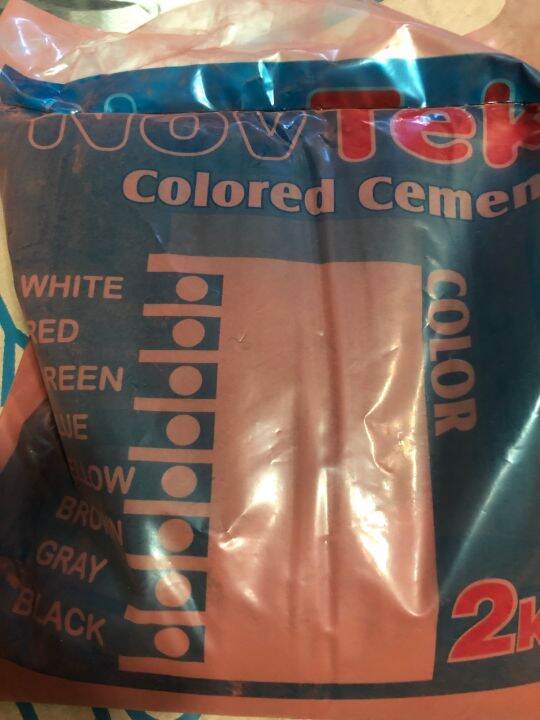 Novtek red cement 2kg/pack | Lazada PH