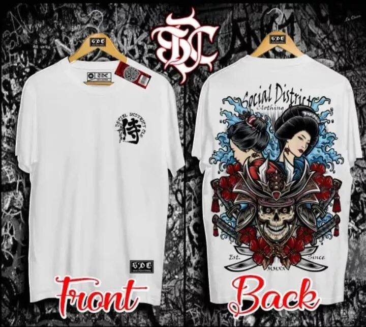 "Large pattern" T-Shirt DTF print A3 size Social District clothing ...