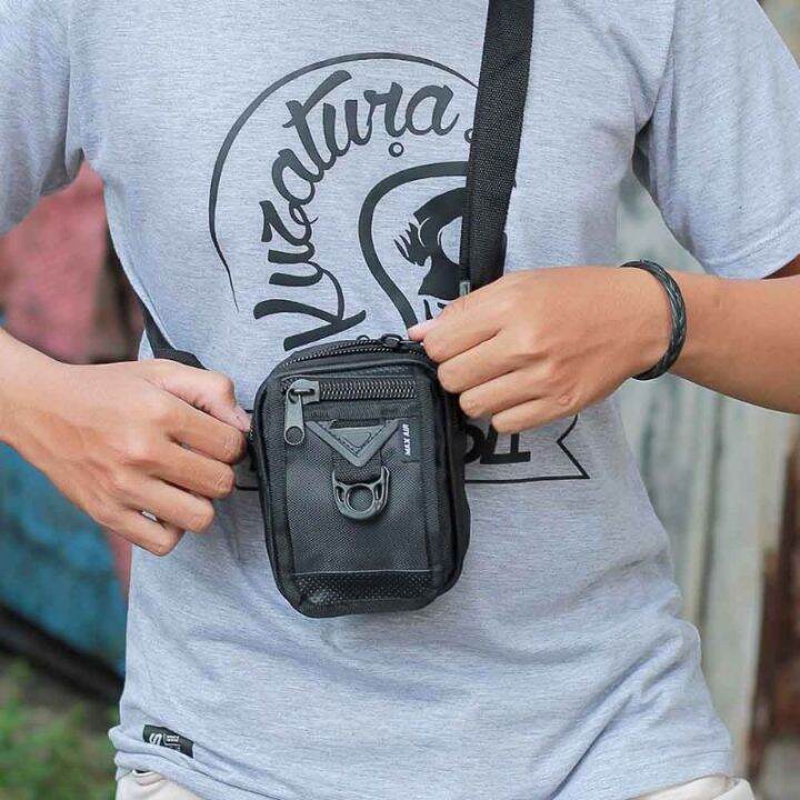 Tas Selempang Pria Mini Slempang Premium Multifungsi | Lazada Indonesia