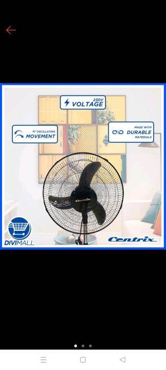 CENTRIX Stand Fan "16 Banana Fan 3 blade CX-1666B | Lazada PH