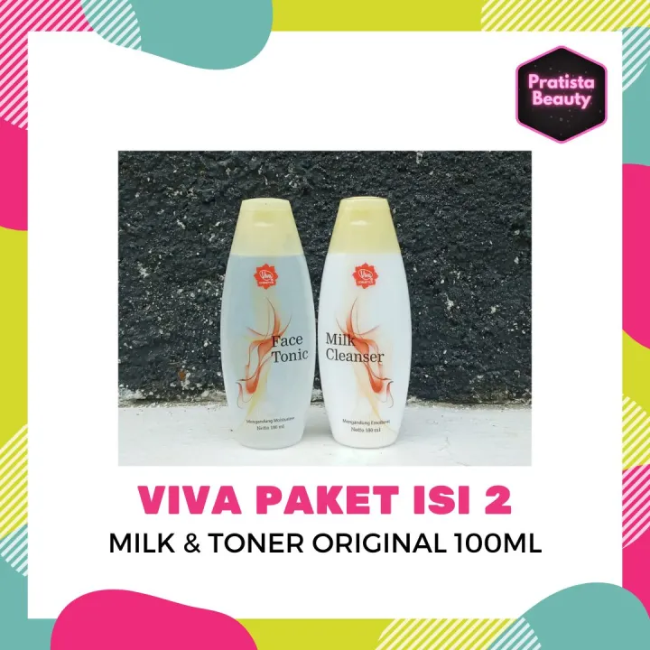 Viva Paket Original ( milk cleanser+face tonik ) | Lazada Indonesia