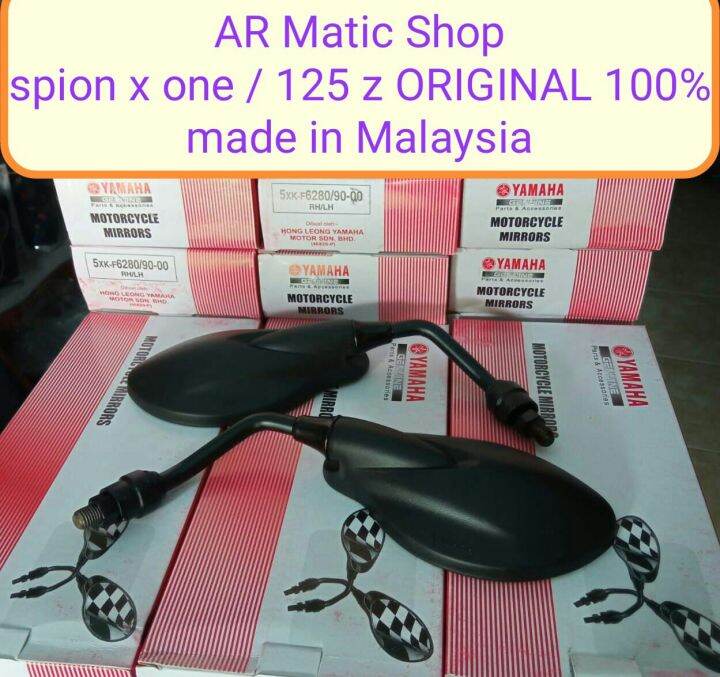 Spion Yamaha 125z ORIGINAL HONG LEONG ORIGINAL Malaysia Dus merah spion ...