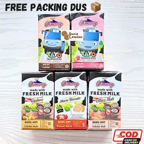 [TERMURAH] Cimory Susu UHT 125ml - Susu Fresh Milk KOTAK MINI | Lazada ...