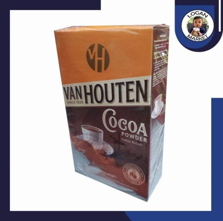 Van Houten Cocoa Powder Coklat Cokelat Bubuk Berbagai Ukuran 45gr 90gr ...