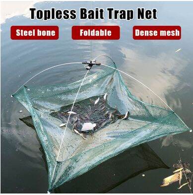LF ready stock 60x60cm Fishing Net,Fishing Tackle,Shrimp net,foldable ...