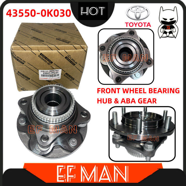 43550-0K030 BEARING TOYOTA HILUX VIGO KUN25 KUN26 FORTUNER KUN50 TGN51 ...