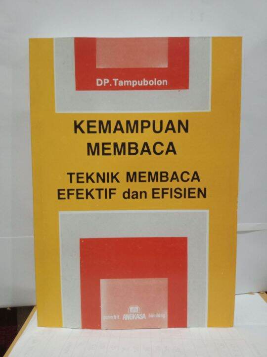 Kemampuan Membaca Teknik Membaca Efektif dan Efisien | Lazada Indonesia