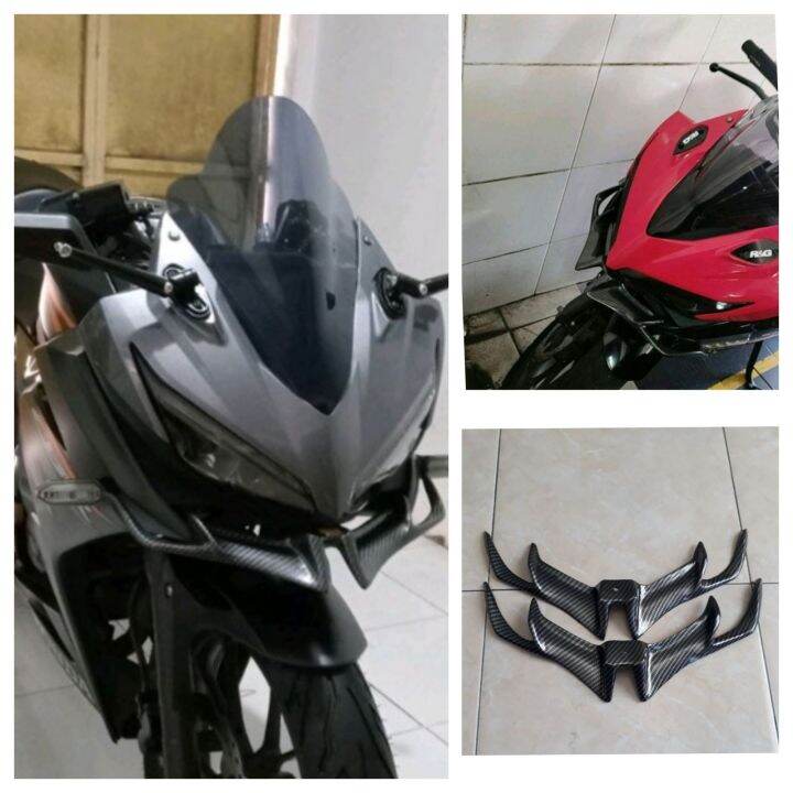 winglet cbr facelift k45g k45n cbr150r cbr 150r carbon / winglet karbon ...