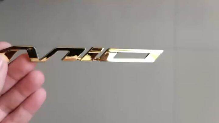 Motorcycle 3D Emblem Badge Sticker MIO Logo Decals Frame Body Tank ...