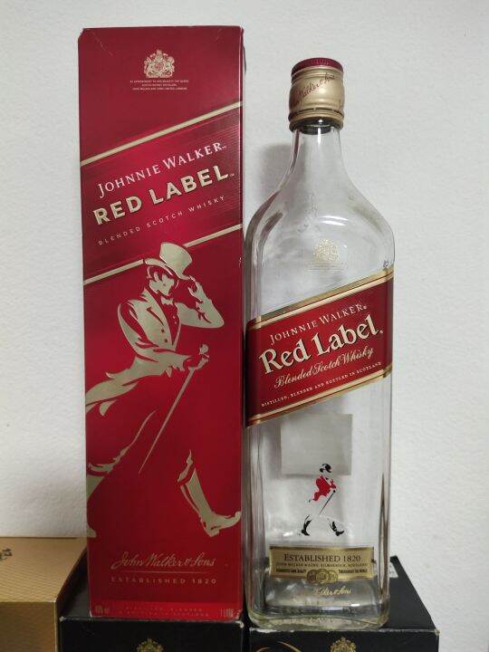 ขวดเปล่าJOHNNIE WALKER RED LABEL มีพร้อมส่ง | Lazada.co.th
