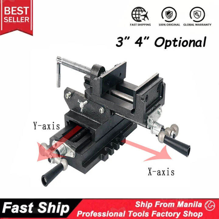 Two-Way Movement Bench Drill Operating Platform Flat Tongs Precision ...