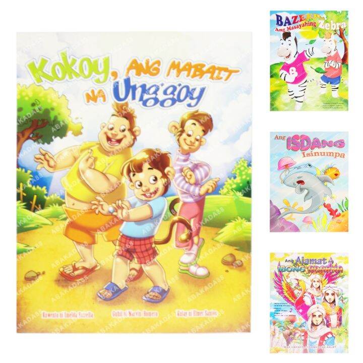 English/Tagalog Story And Coloring Books Part 2 | Lazada PH