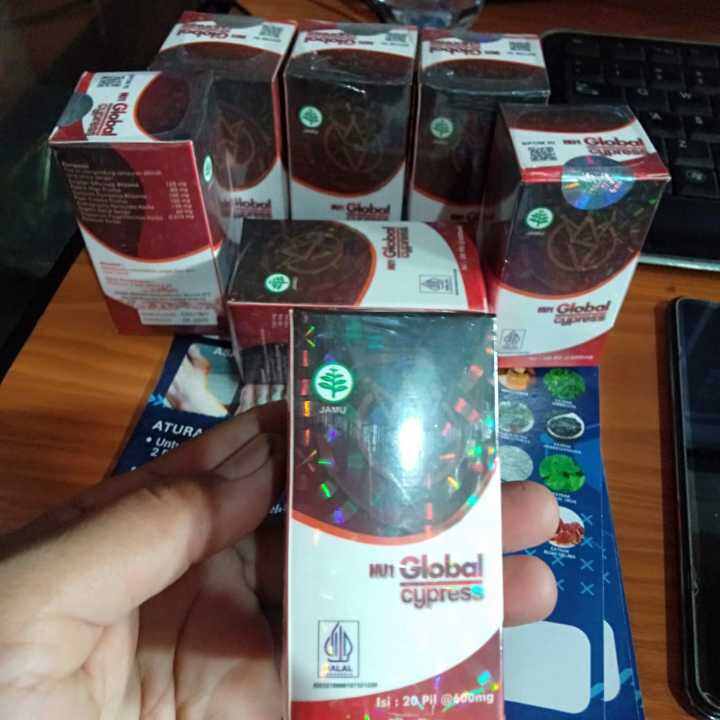 Pil Hitam NU1 Global cypress Slaber Asli 100% Stroke Syaraf Kejepit ...