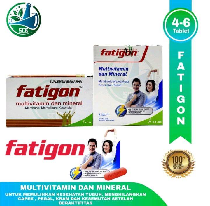 Fatigon Putih All Varian / Fatigon Multivitamin dan Mineral | Lazada ...