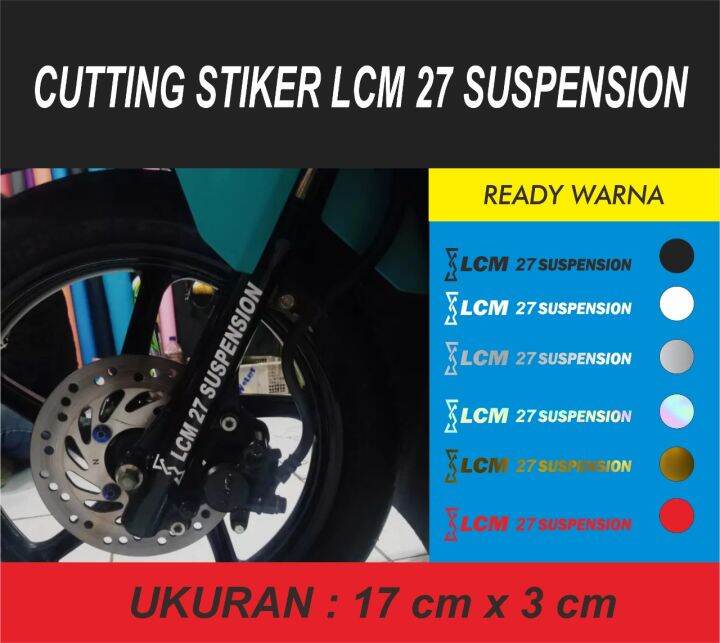Cutting Stiker Sticker Shock Depan Motor LCM 27 Suspension | Lazada Indonesia